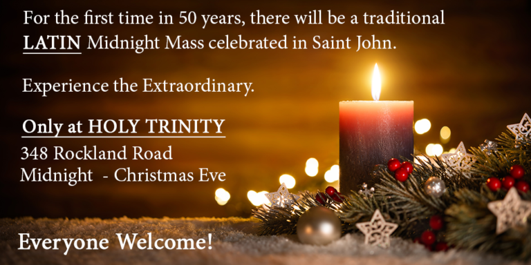 Midnight Mass – Holy Trinity